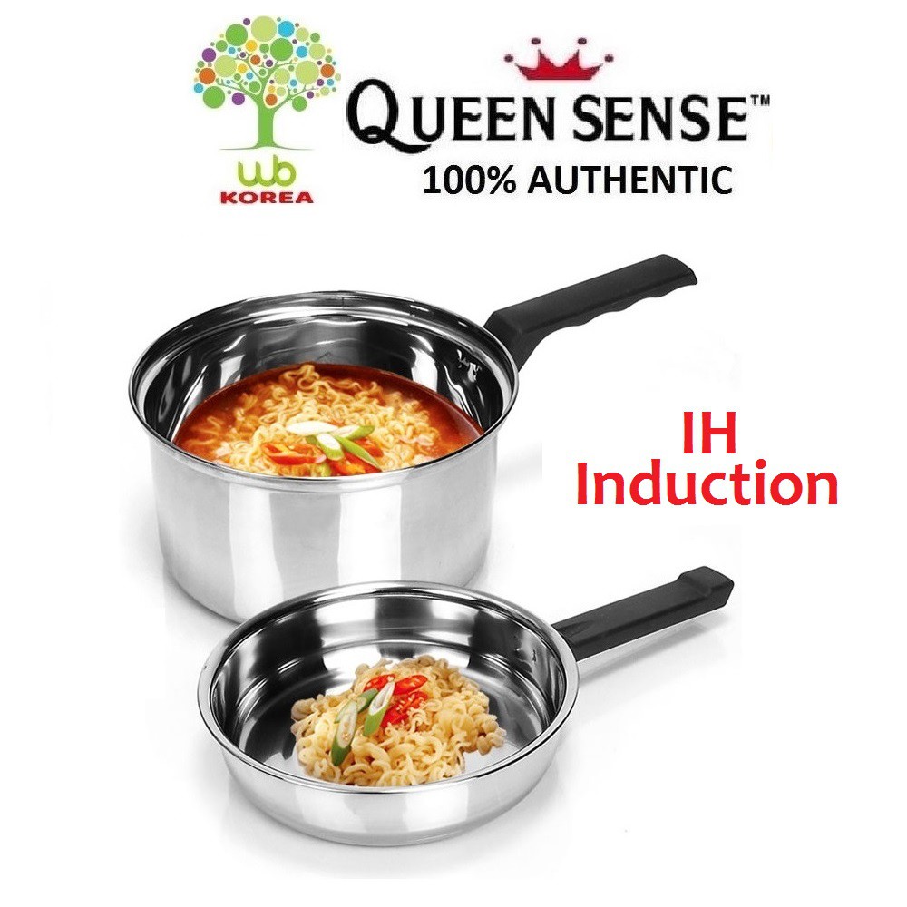 QUEEN SENSE Stainless Induction Multi Ramen Pot SMNP-16 16cm | Shopee ...