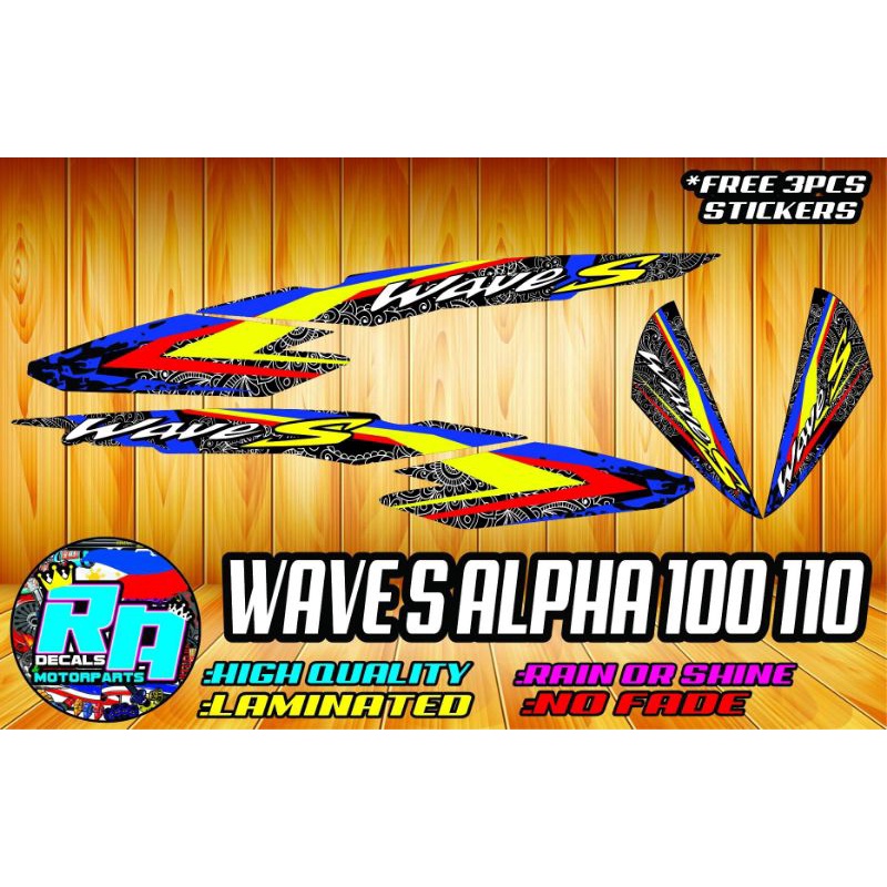 Wave S Alpha 100/110 Thailook Decals | Shopee Philippines