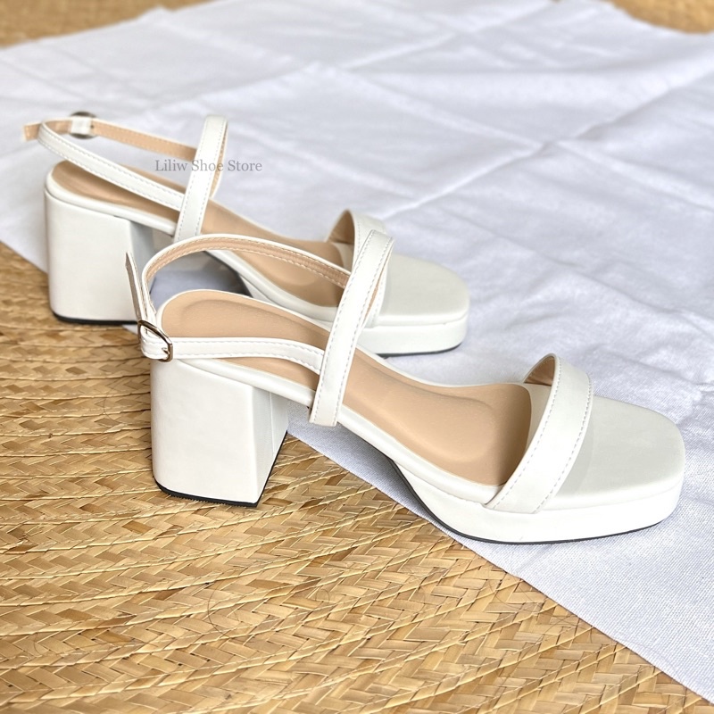 Chunky Platform Block 3-Inch Heels - MADE IN LILIW | Shopee Philippines