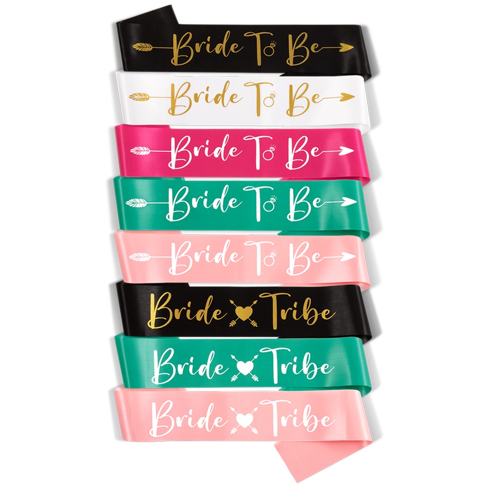 Bride to Be and Bride Tribe Sash Hen Night Bachelorette Party ...