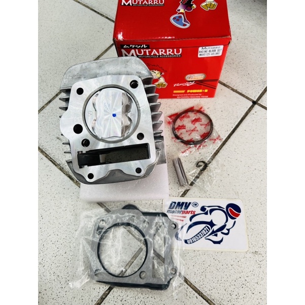 Mutarru Racing Cylinder Block 65mm | 68mm Pin13 4Valve for WAVE 125 ...