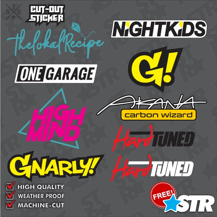 MOTORCYCLE CUT-OUT STICKER DECAL SELECTION | Shopee Philippines