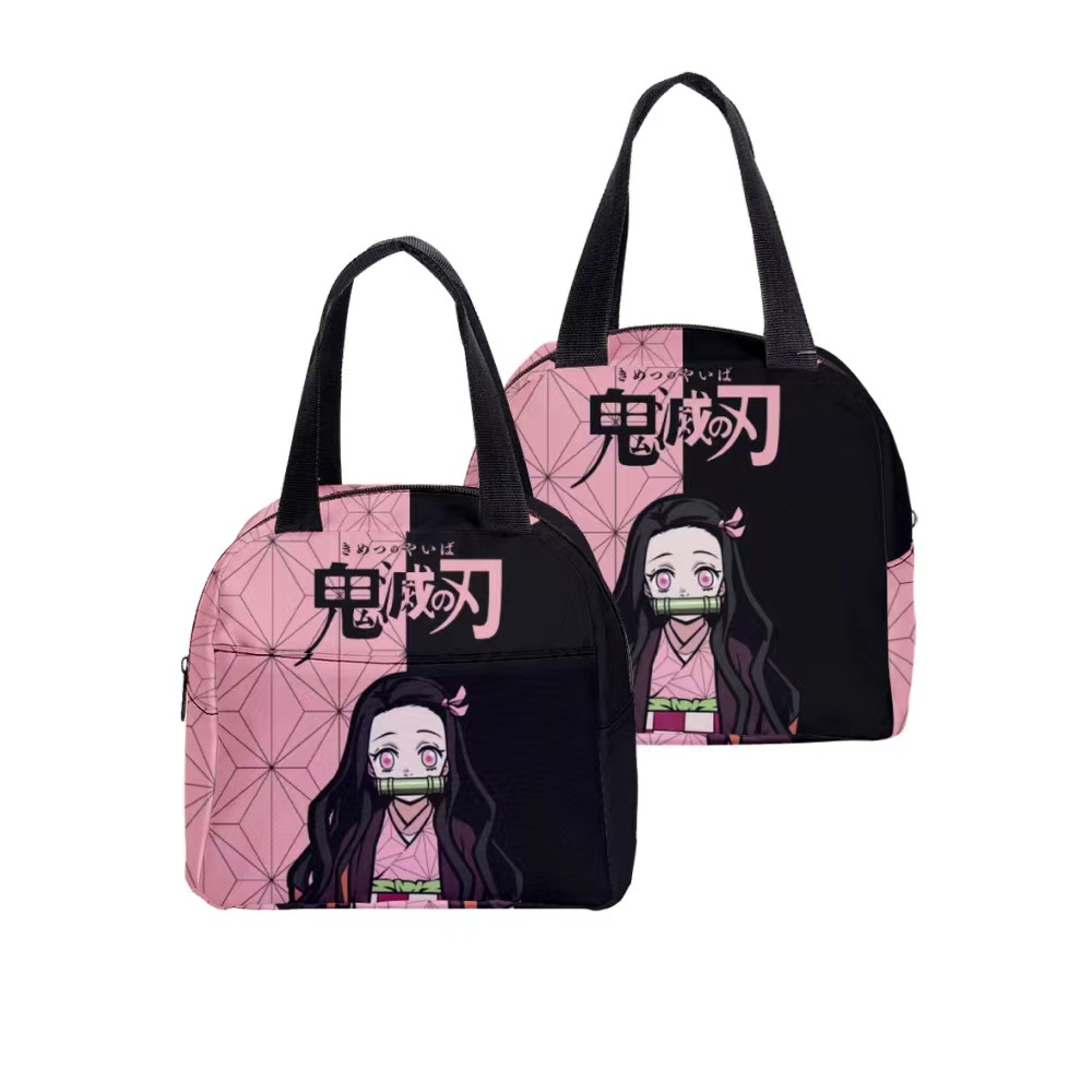 Demon slayer Lunch Bag nezuko Shinobu tanjiro Lunch Bag for kids ...