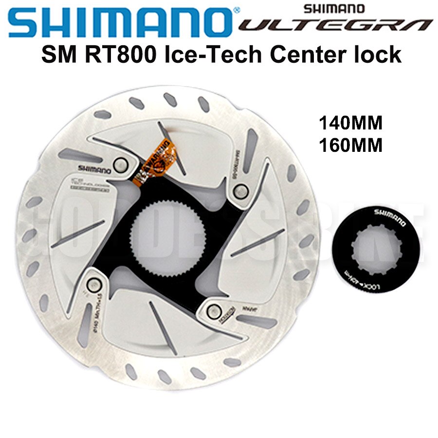 SHIMANO ULTEGRA R8000 SM RT800 Rotor 140mm 160mm Road Bicycles Rotor RT800 Ice-Tech CENTER LOCK ...