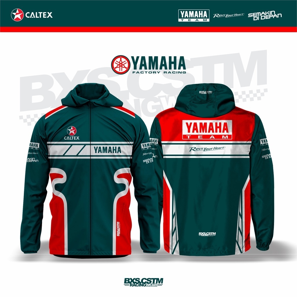 Yamaha CALTEX LIVERY TEAM JACKET Comfortable For TOURING And Day JACKET ...