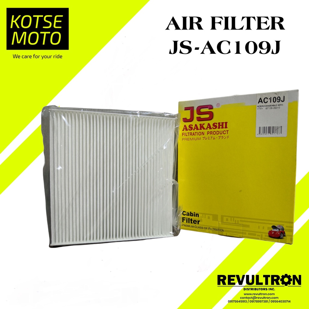 TOYOTA HIACE AIRCON CABIN FILTER JS FILTER TOYOTA HIACE AIRCON CABIN ...