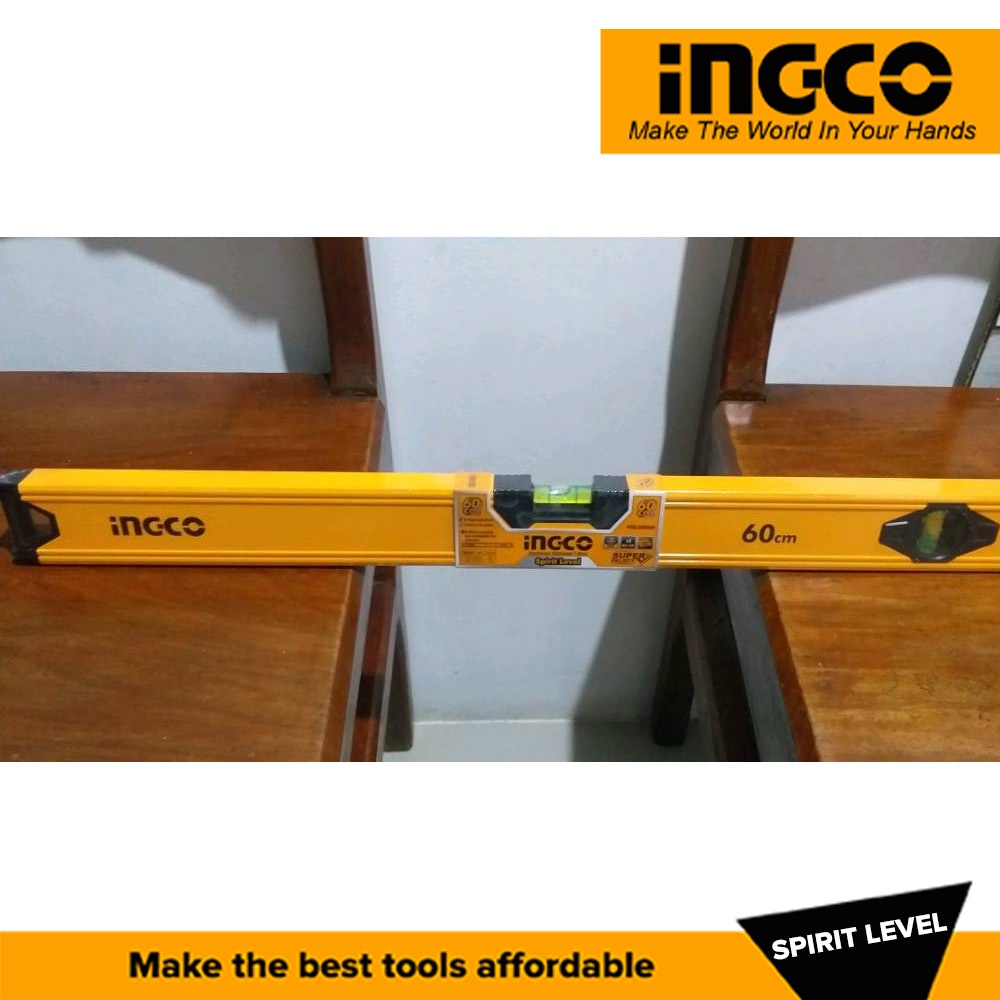 Ingco Spirit Level Leveling Tool 40CM-60CM HSL58040 / HSL58060 SS IHT ...