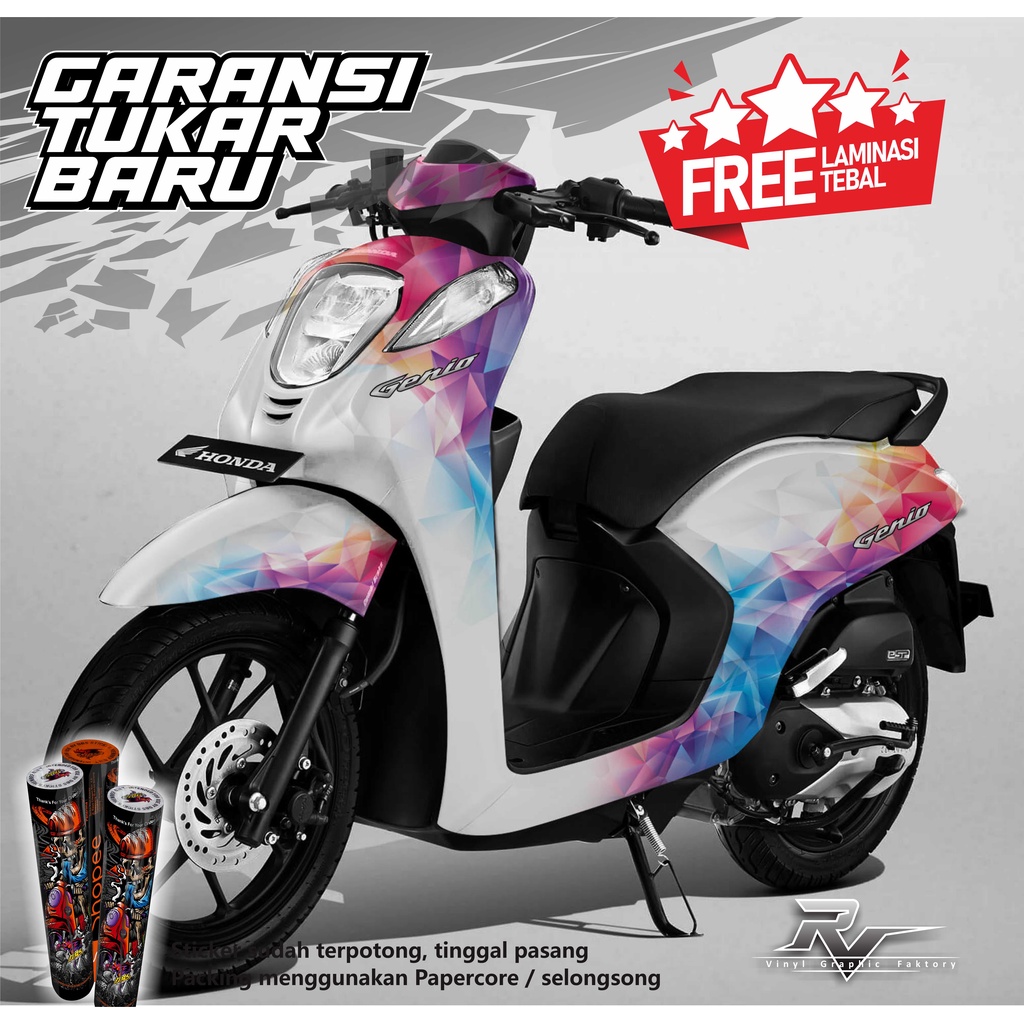 G10 Decal Sticker / simple Full Body Custom Genio Sticker - honda Genio ...