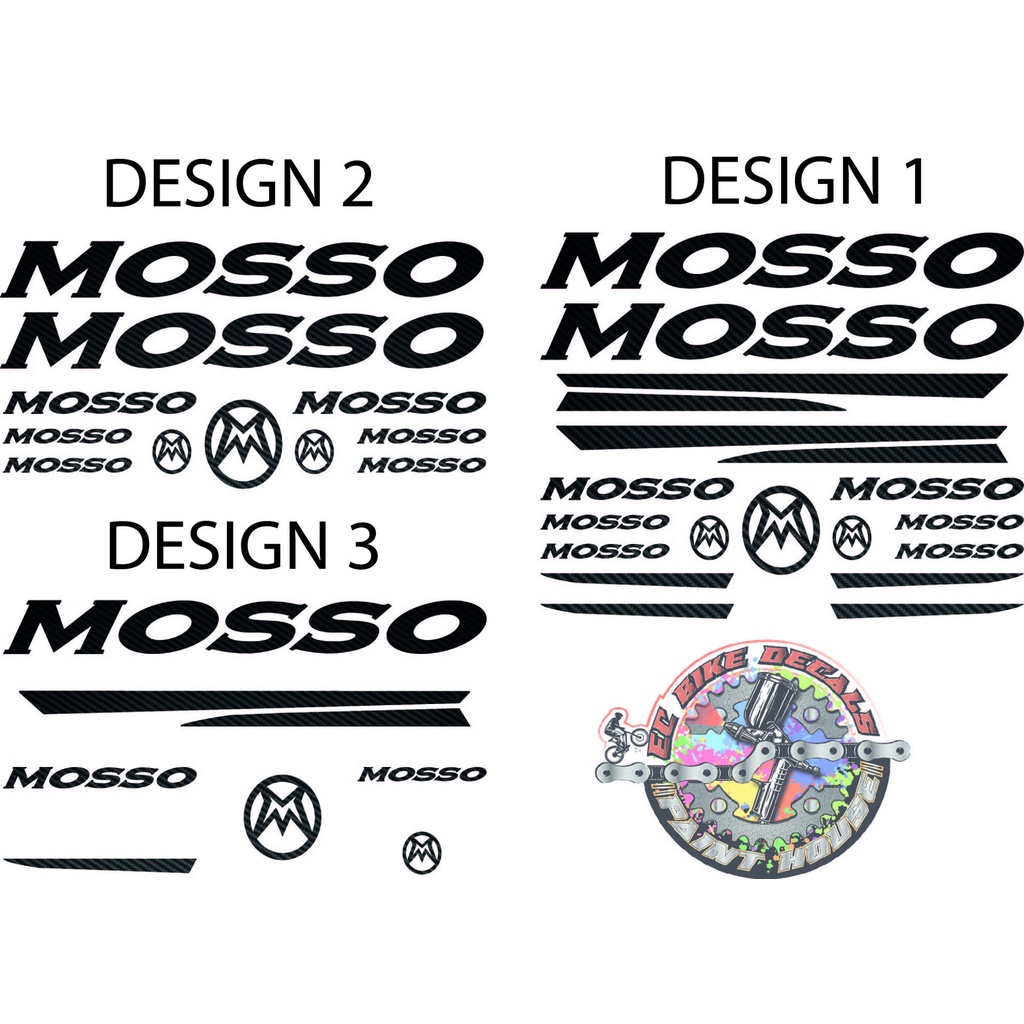 Mosso FRAME DECALS METALLIC | Shopee Philippines