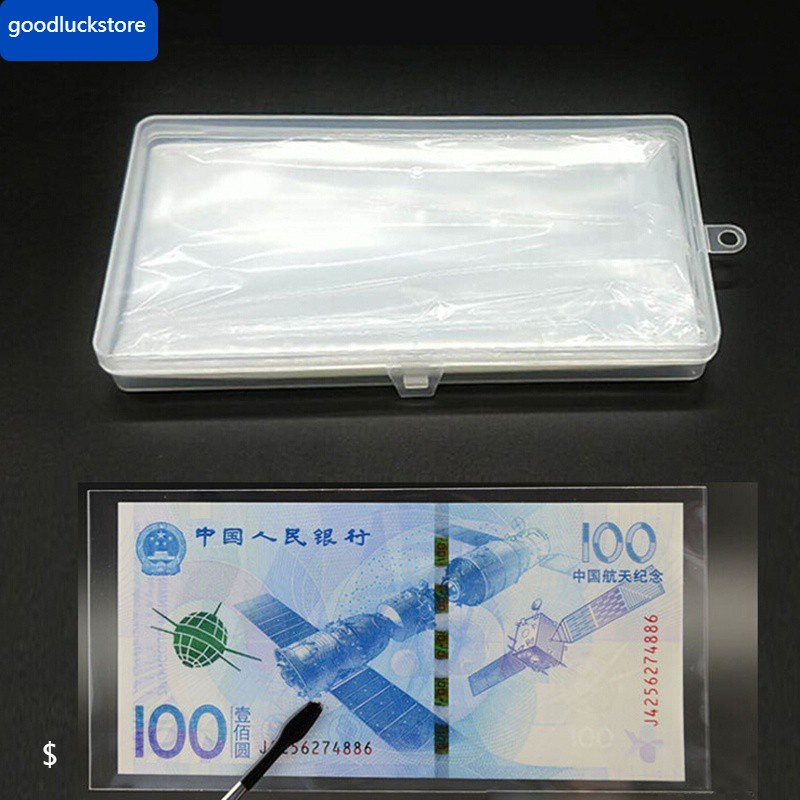100 Sheets Clear PVC Banknotes and Coins Album Banknote Storage Bag ...