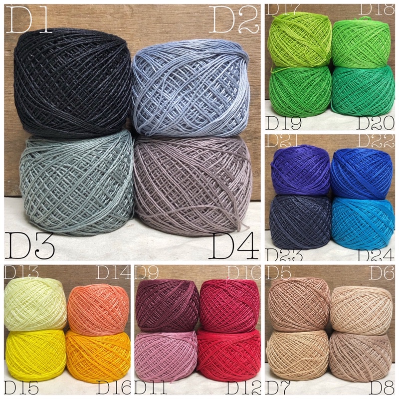 Doily United Soft Cotton Knitting Yarn (Doily Lace Yarn) | Shopee ...