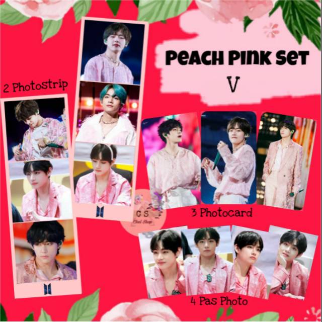 Peach PINK SET | Per BTS MEMBER | Shopee Philippines