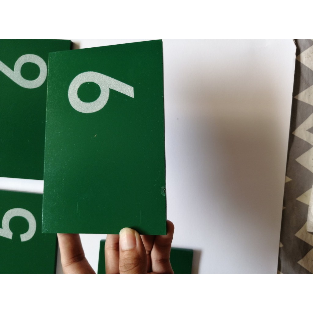 Sand Paper Number Cards | Shopee Philippines