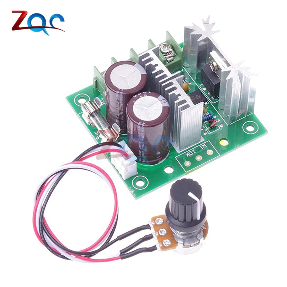 Adjustable DC Motor Speed Controller DC 12V-40V 400W 10A Potentiometer ... Adjustable DC Motor Speed Controller DC 12V-40V 400W 10A Potentiometer ...