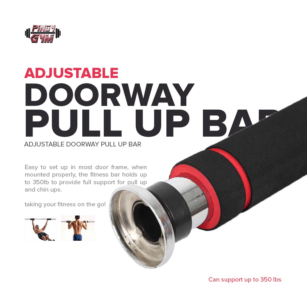 Adjustable Door Way Pull Up Bar Fitness Door Way Chin Up Horizontal ...