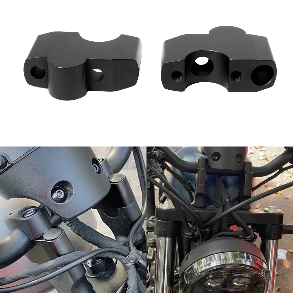 CMX500 Motorcycle Handlebar Riser Mount Clamp For Honda REBEL CMX500 ...