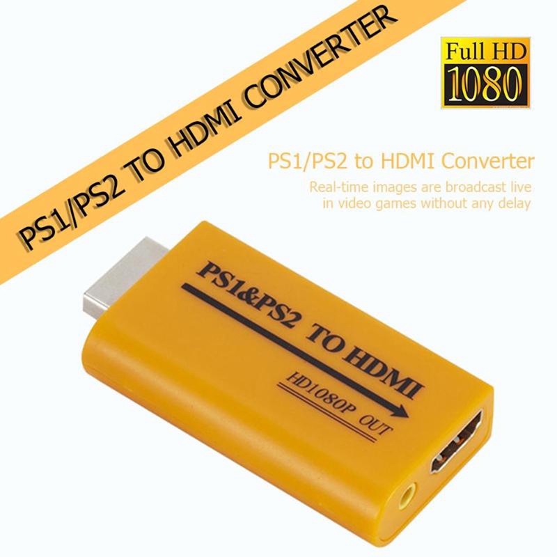 Audio Video HDTV HD1080P Output PS1 PS2 To HDMI Converter Adapter With ...