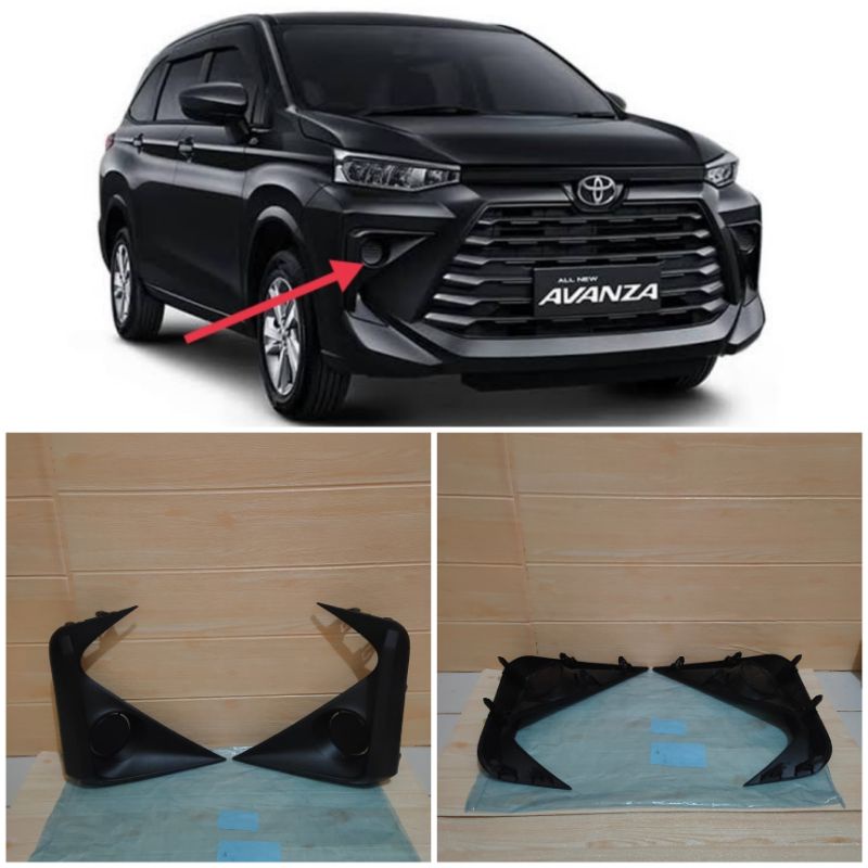 Toyota all new Avanza E 2022 Front bumper Fog Lamp cover Original ...