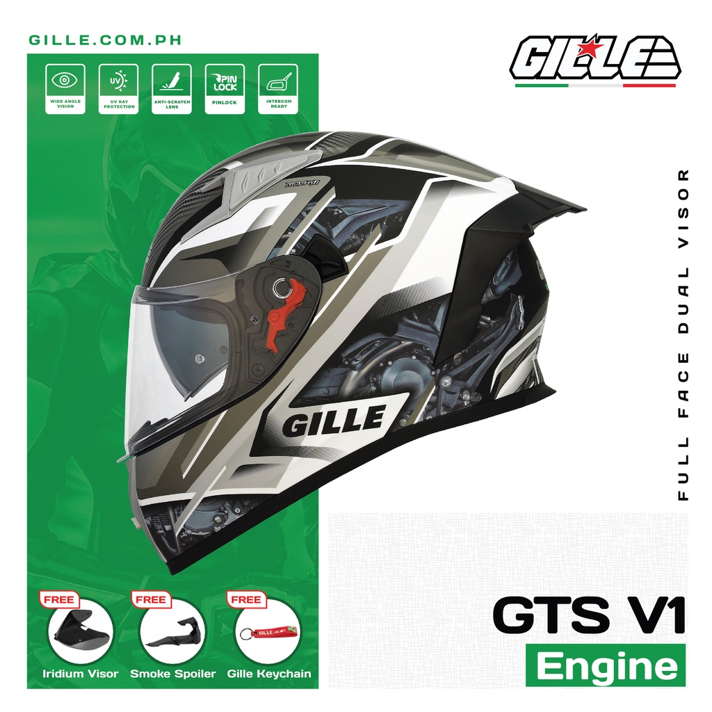 Gille GTS-V1 Series V1 Engine helmet full face for motorcycle Helmet ...
