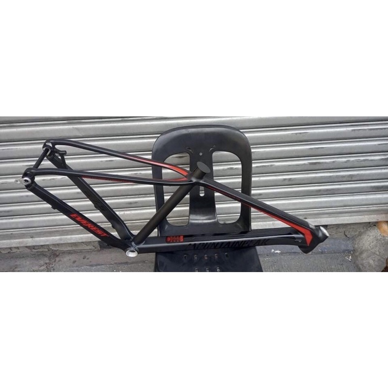 AUTHENTIC MOUNTAIN PEAK FRAME EVEREST PRO 27.5 LARGE MATT BLACK RED FOR ...