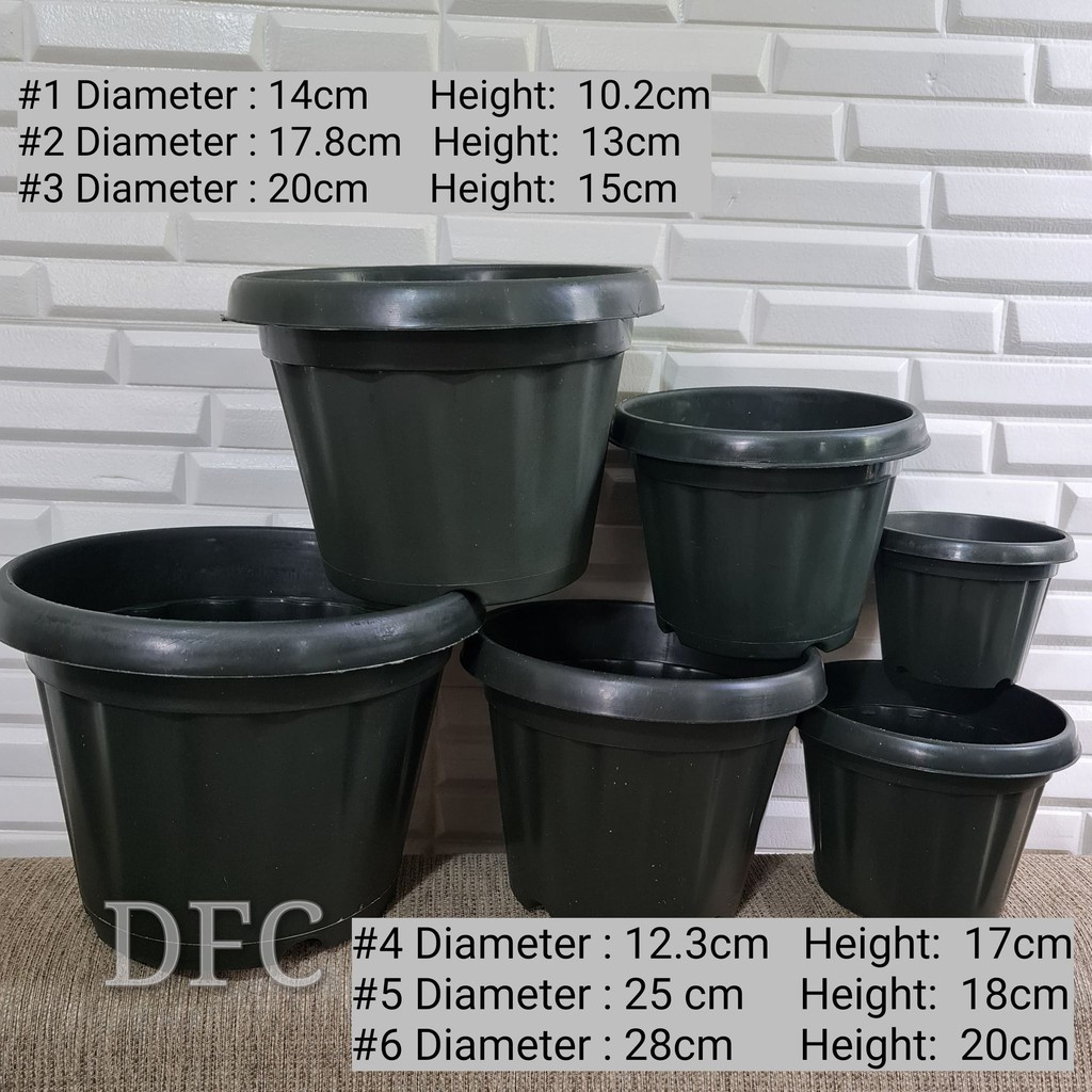 CLEARANCE SALE! Flower Pot BLACK(3 PCS MINIMUM ORDER) S-XXL Proudly ...