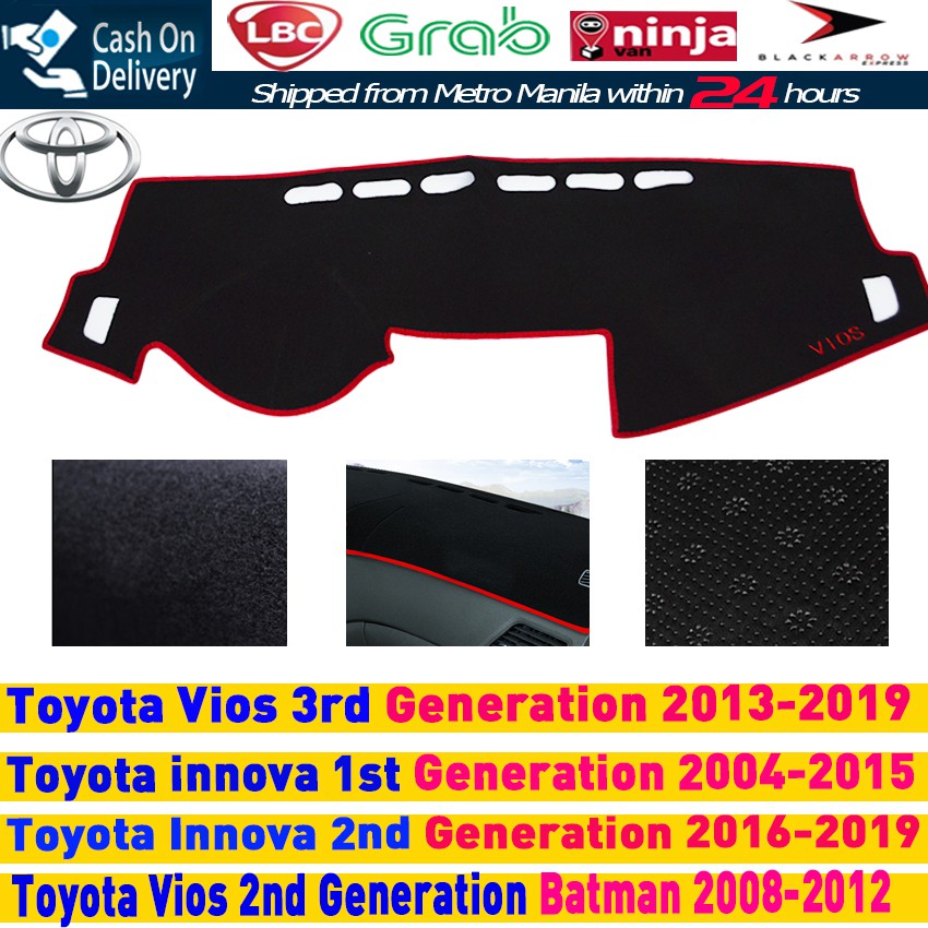 【Toyota】Car Dashboard Cover Dash Mat Dash Pad DashMat | Shopee Philippines