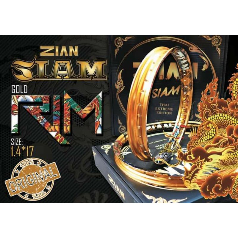 ZIAN SIAM Rim Thailand ( 1.4x17 ) | Shopee Philippines