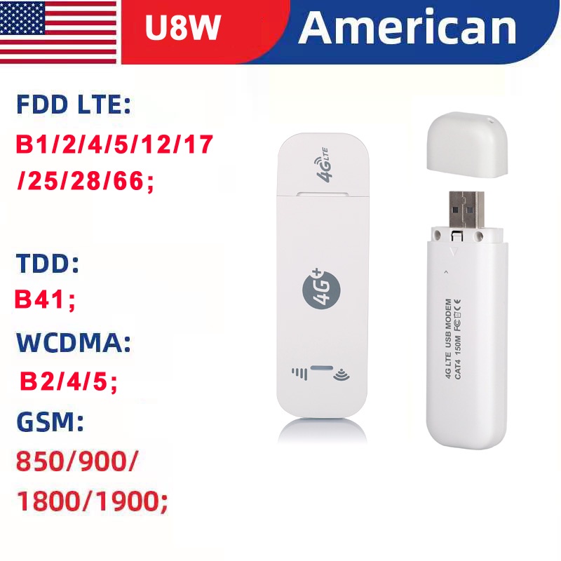 U8 150mbps Usb Portable Hotspot Gsm Umts Lte Modem 4g Dongle Car Router