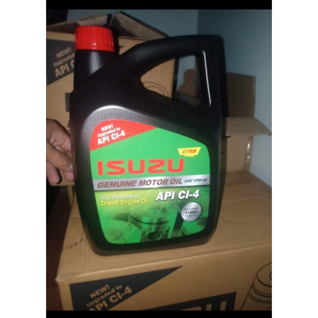 Isuzu Genuine Xtrm Motor Oil 4 liters | Shopee Philippines