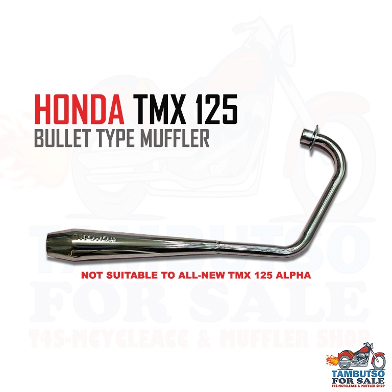 Honda TMX 125 Motorcycle Exhaust Bullet Type | Shopee Philippines