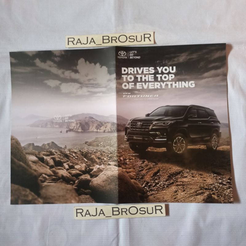 Toyota New Fortuner 2021 booklet catalog Poster brochure | Shopee ...