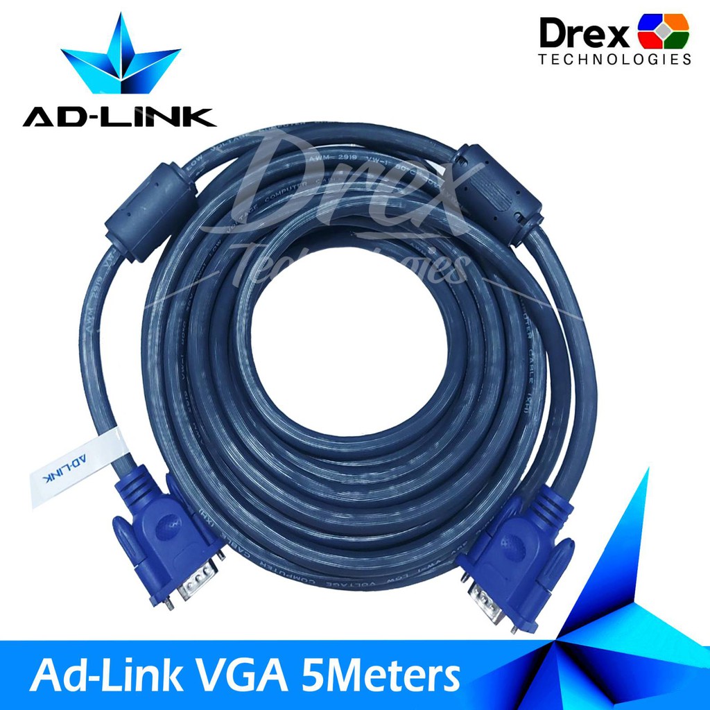5M Ad-Link 5 Meters Vga Cable High Quality | Shopee Philippines
