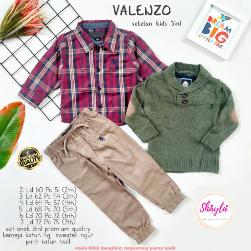 Valenzo Kids 3 in 1 Premium Set | Shopee Philippines
