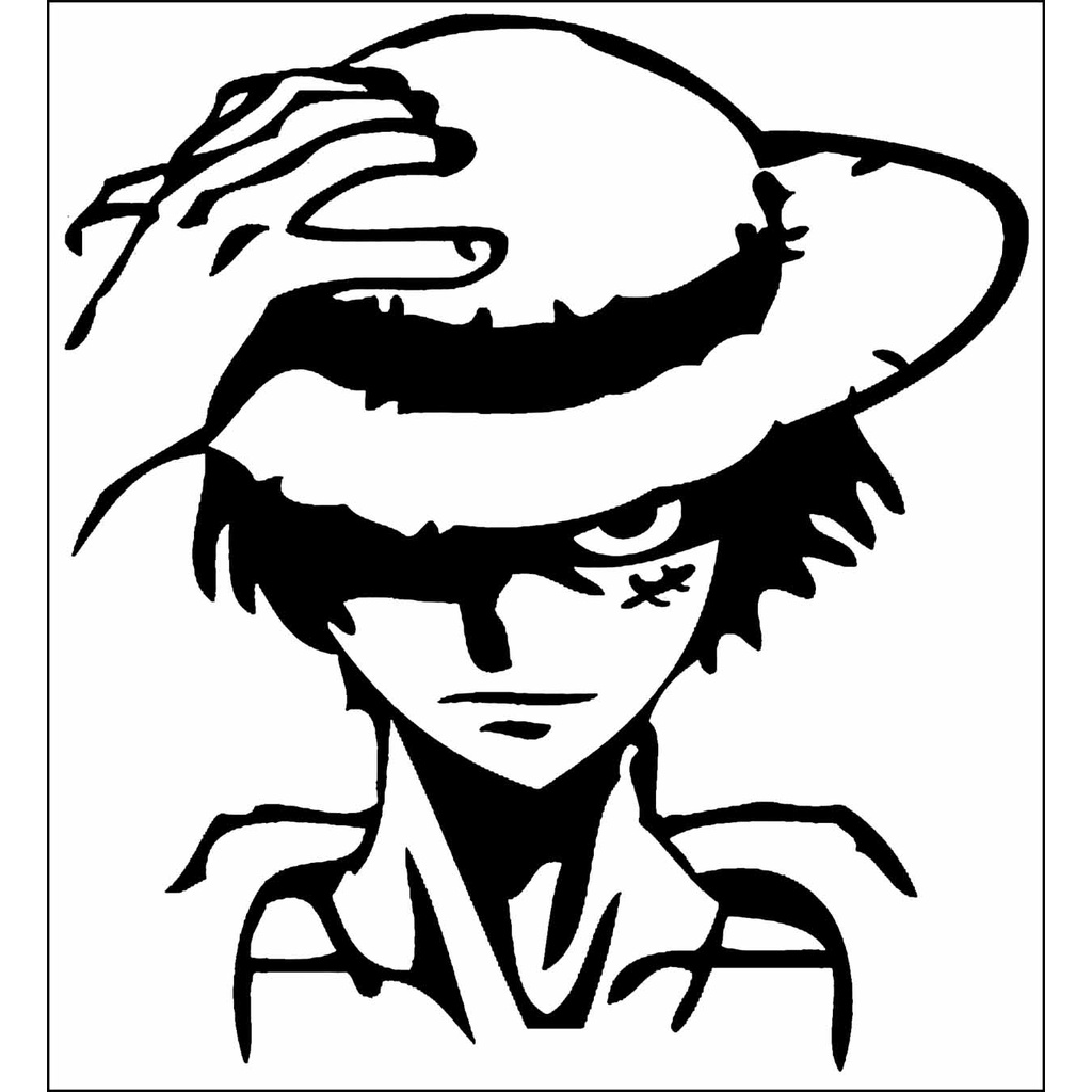 LUFFY CUT OUT STICKER | Shopee Philippines