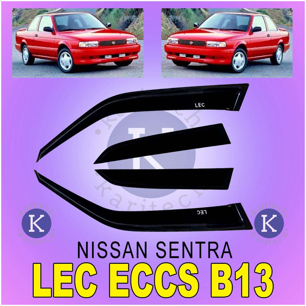 Rain Guard Window Visor - Nissan Sentra LEC B13 ECCS | Shopee Philippines