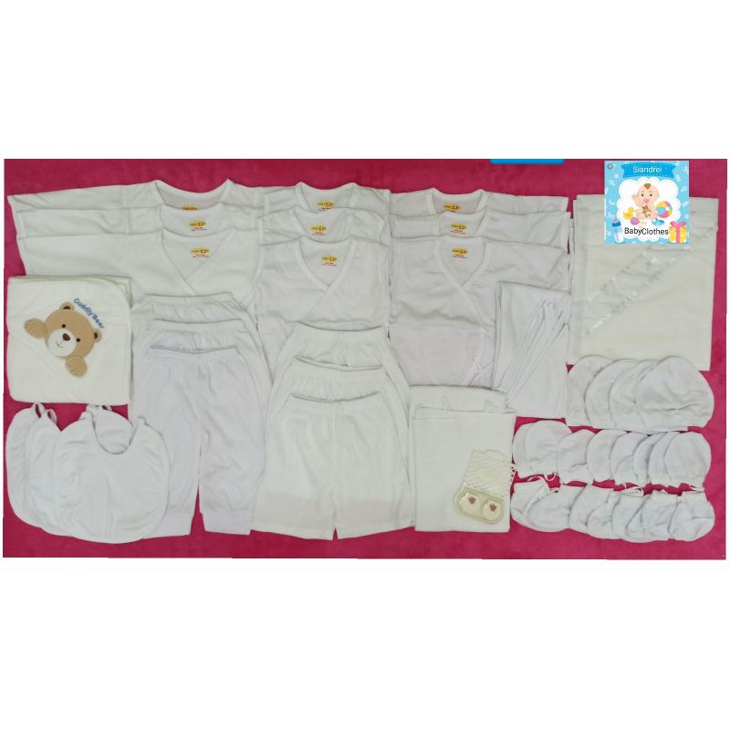 54 Pcs Complete Newborn Baby Clothes Set (lucky CJ Brand) | Shopee ...