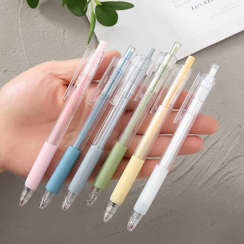 Morandi Simple STYLE Gel Pen Black Ink For Student Writing Neutral Pen ...