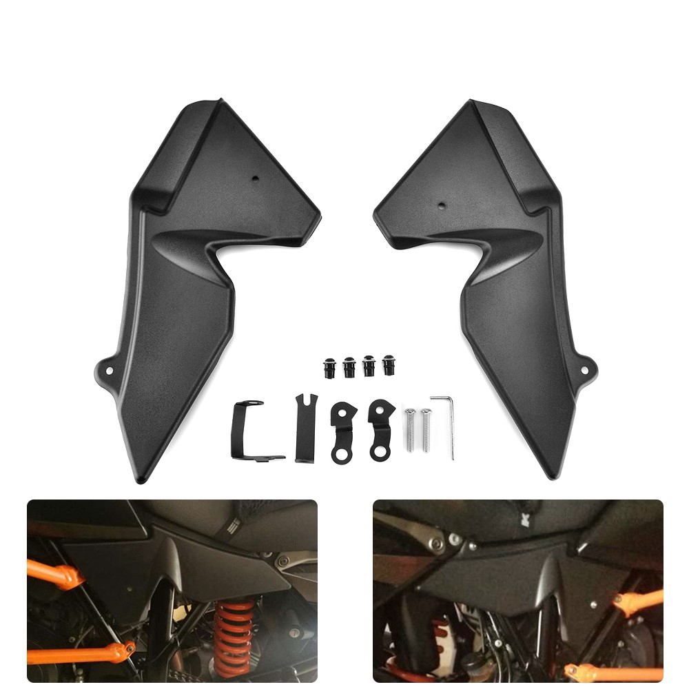 Motorcycle Radiator Side Panels Fairing Cover Grille Guard Protector ...