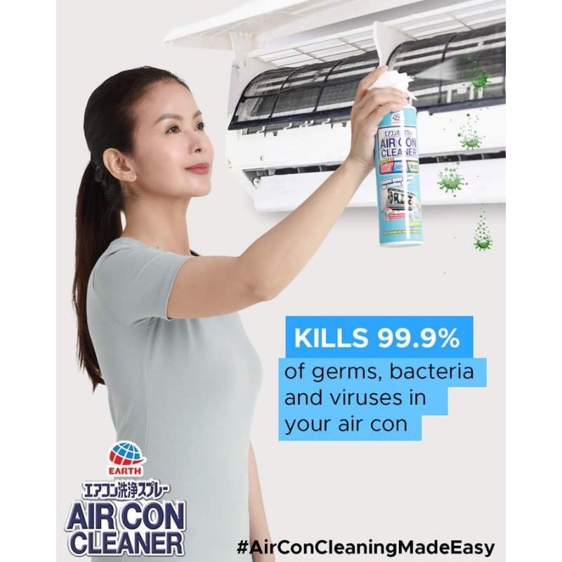 Japan Earth Aircon Cleaner Air con cleaner | Shopee Philippines