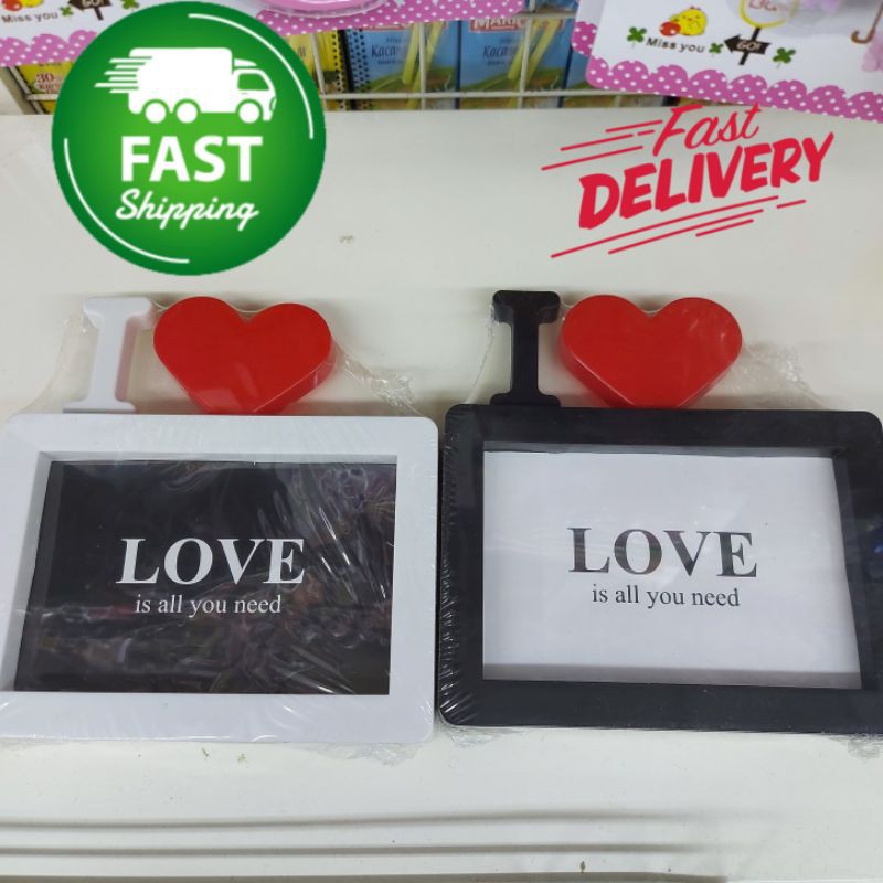 4R FRAME GAMBAR DESIGN I LOVE | Shopee Philippines