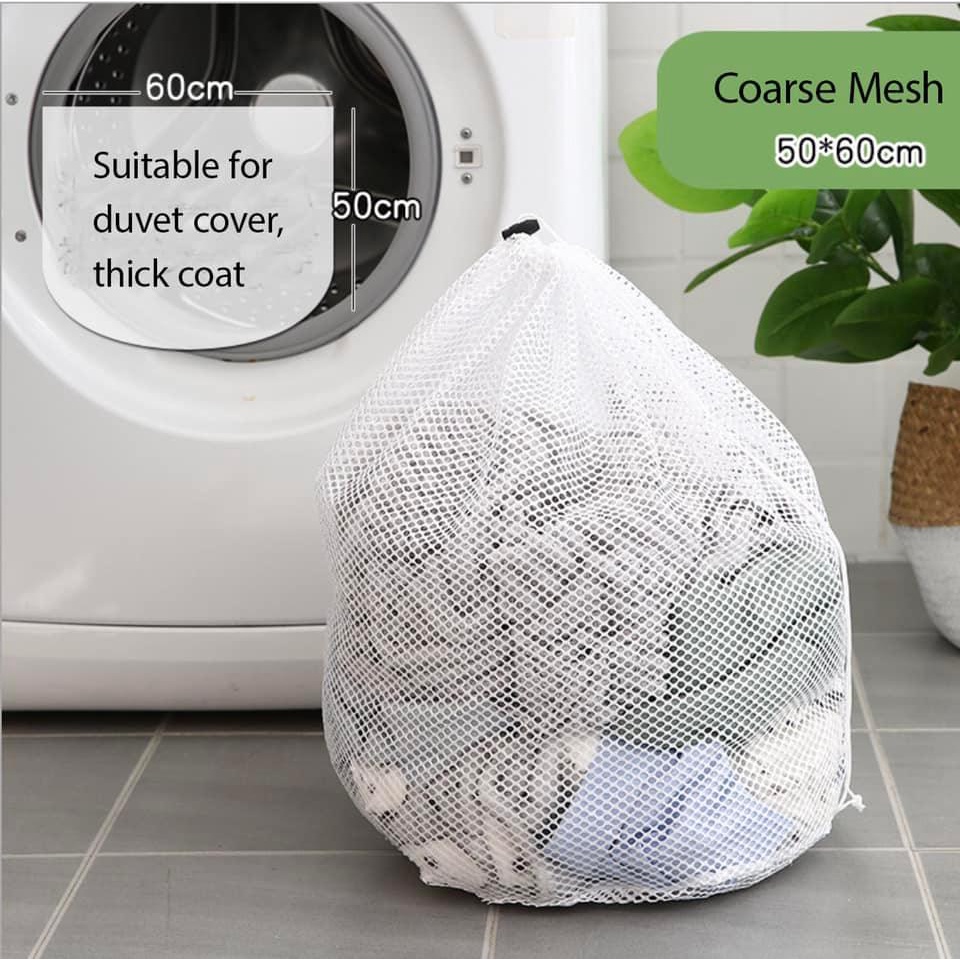 1pc Fine Mesh Laundry Bag Washing Net Laundry Mesh With Lockable ...