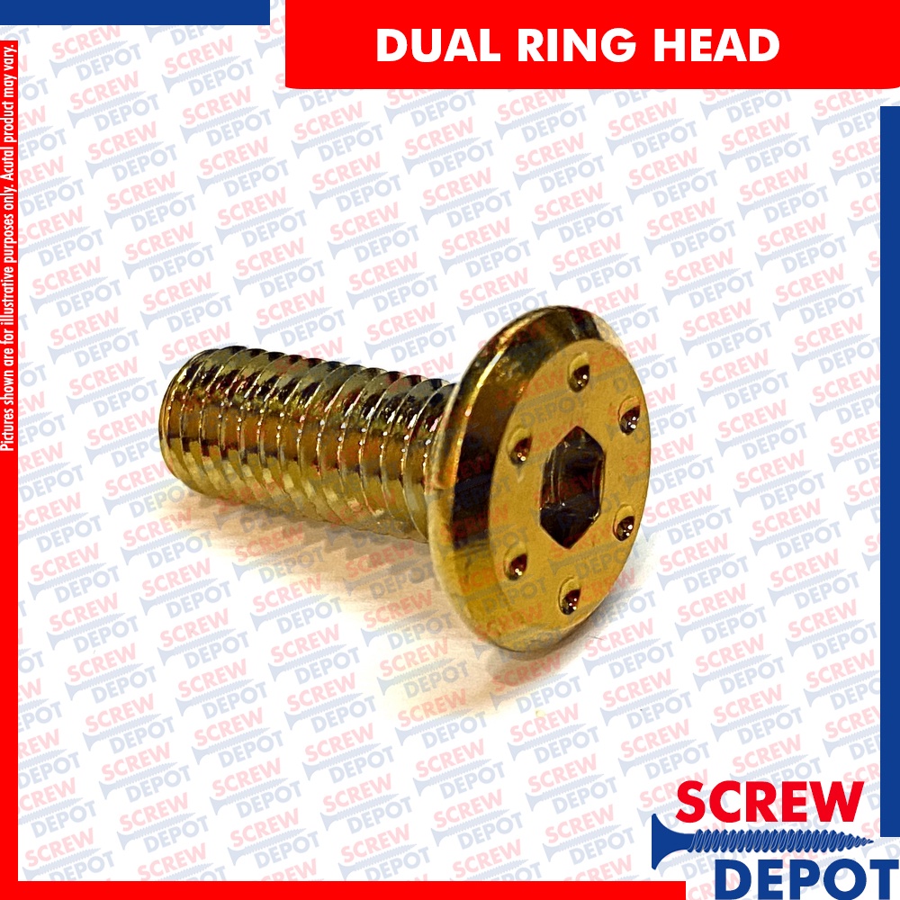 1PC M8 Disc Brake Bolt | Titanium Gold | Heng Bolt Stainless Bolt ...