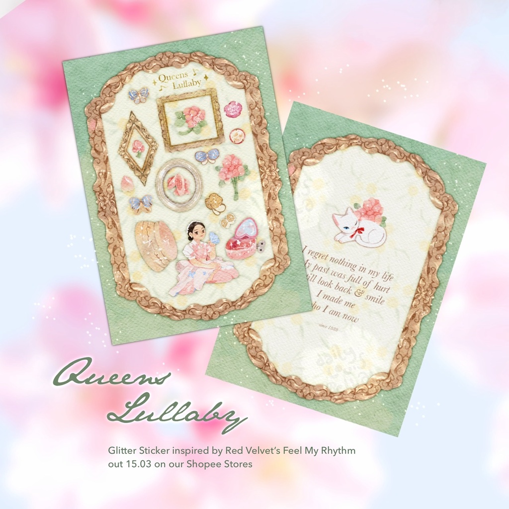 Red Velvet Feel My Rhythm Inspired Deco Sticker (Kiss Cut Glitter ...