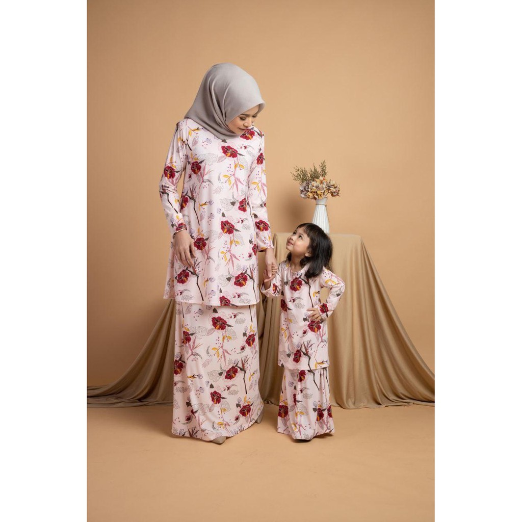 Kurung TULINA IRONLESS SET MOTHER & CHILD | Shopee Philippines