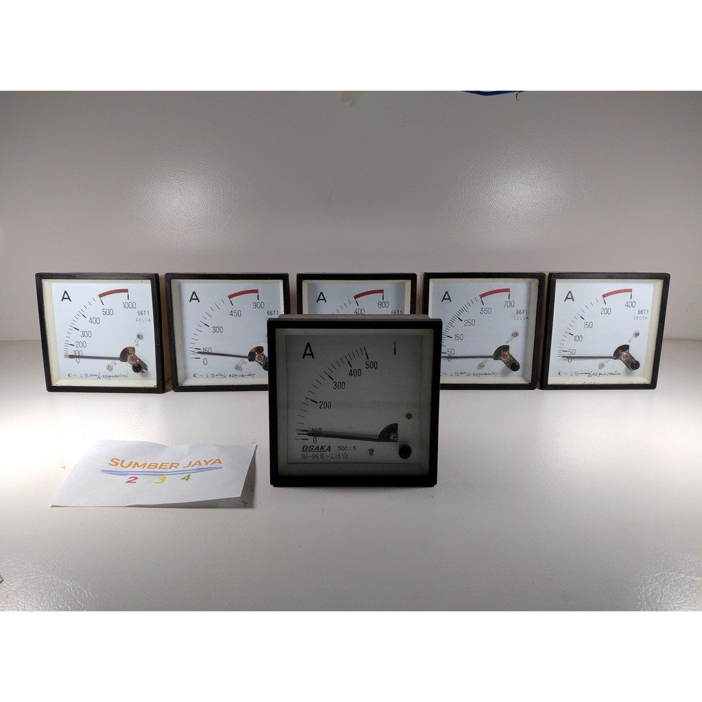 500a Anlog METER PANEL / 500A METER PANEL / AMPERE METER 500A | Shopee ...