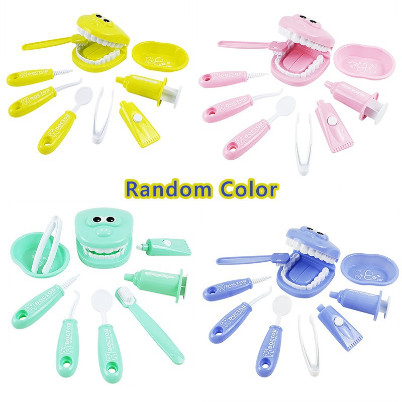 Dentist Toy Pretend Dentist Check Tooth Model Set Kit Educational Role ...