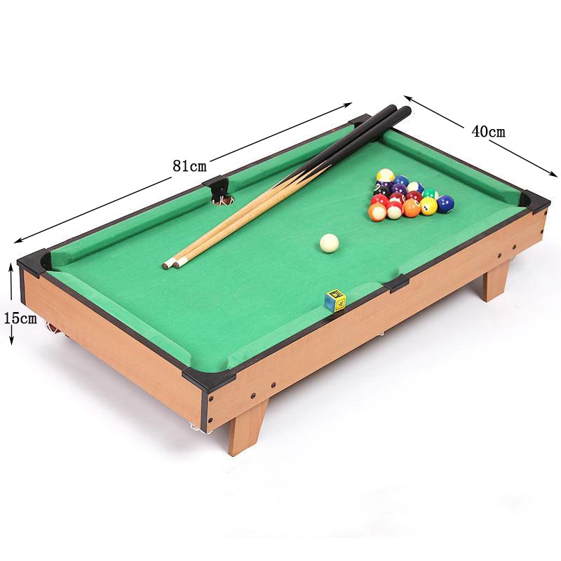 Billiard Table Set Wooden With Cue Stick Pool Table Set Mini Billiard ...
