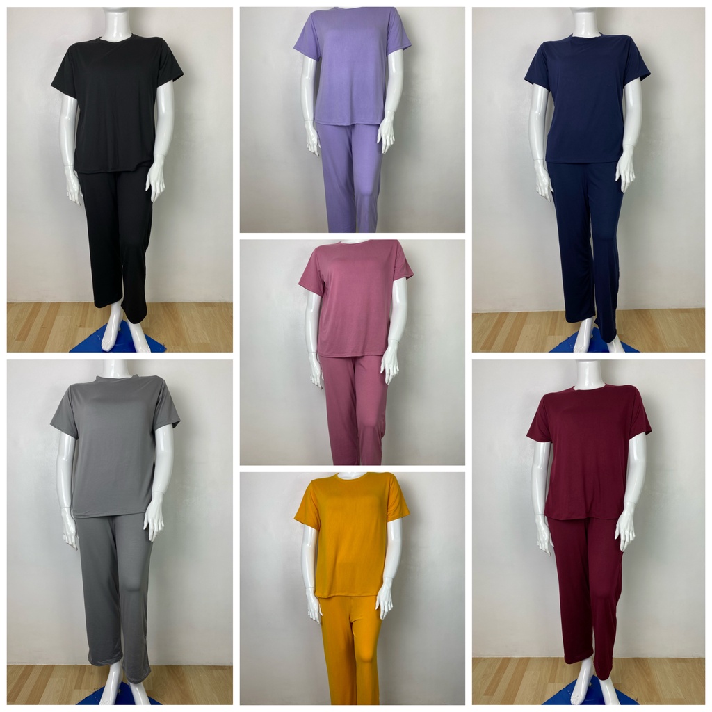 PLAIN TERNO PAJAMA-Good Quality - Short Sleeves - Cotton Spandex ...
