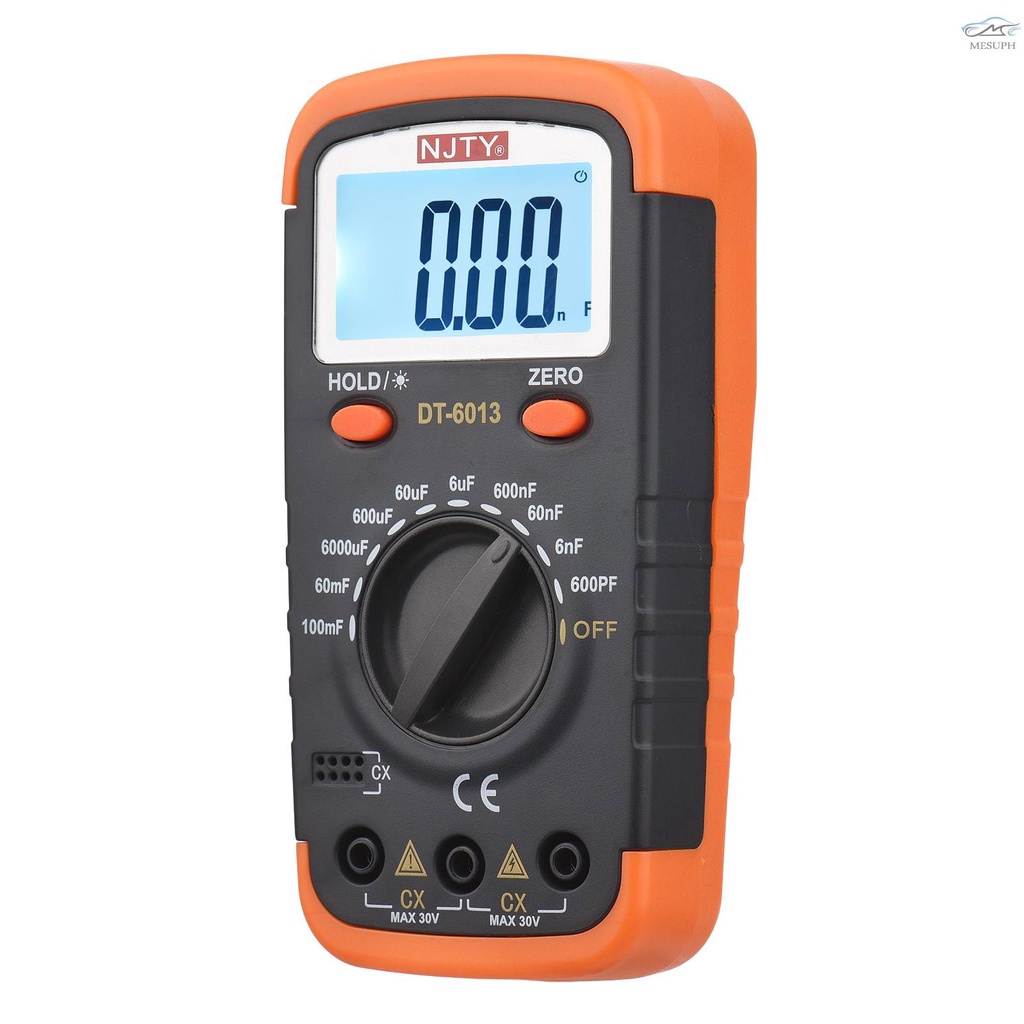 [MSGP] NJTY Digital Capacitance Meter with LCD Backlight Display 600pF ...