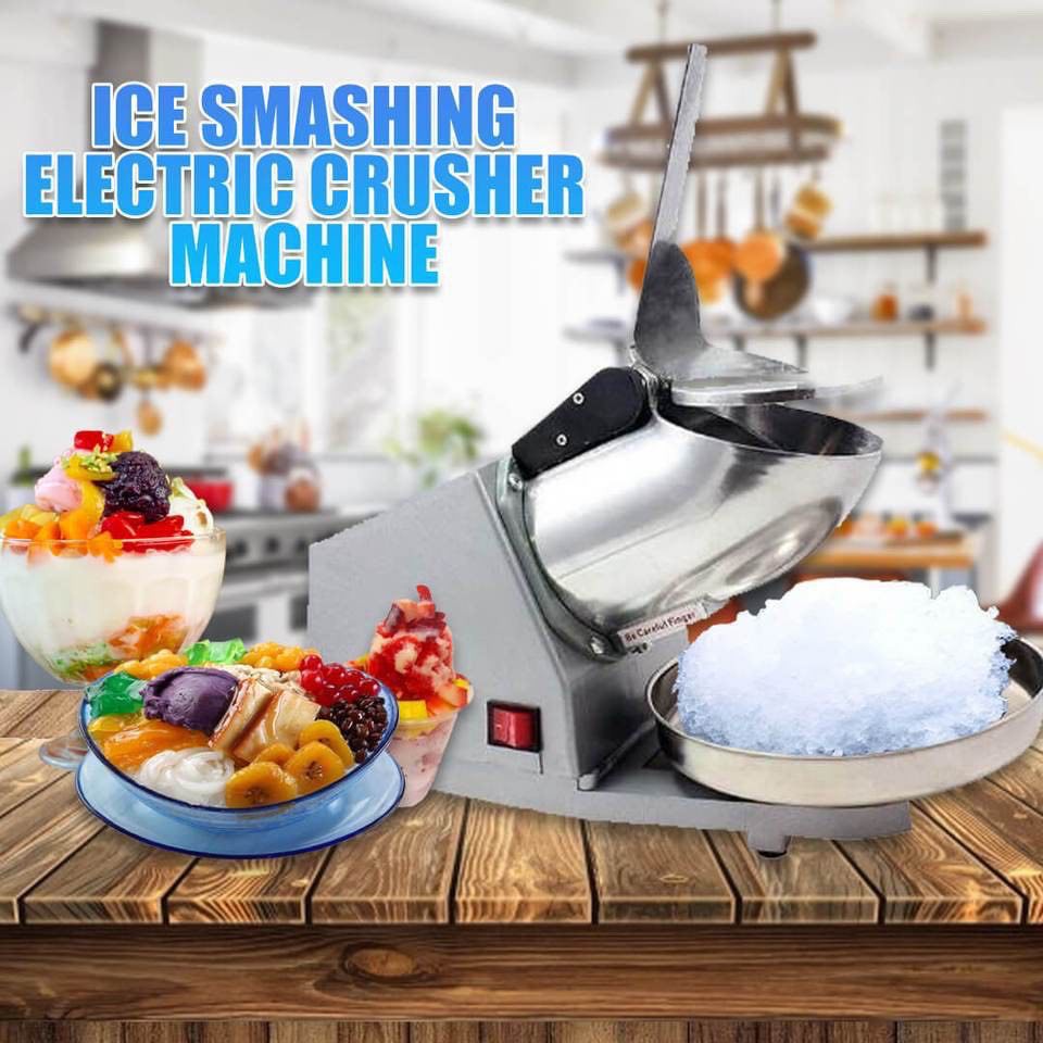 Healthhouse Ice Smashing Electric Crusher Machine (Silver) | Shopee ...